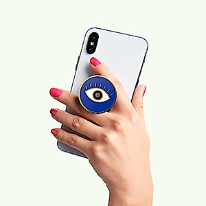​​​​PopSockets Phone Grip with Expanding Kickstand, PopSockets for Phone - Enamel Evil Eye