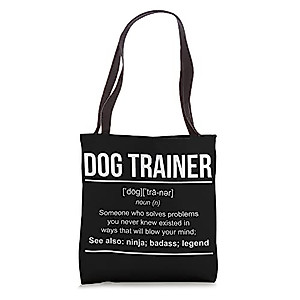 Dog Trainer Dog Trainer Definition Tote Bag