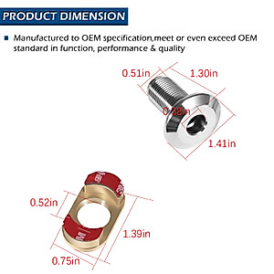 DearChan 3/8'' Quick Release Boat Fender Receiver Marine Stainless Steel Quick-Release Boat Fender Receiver Lock
