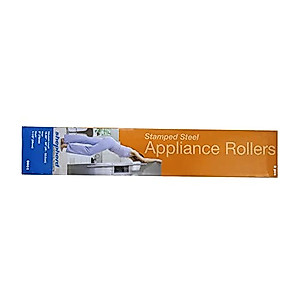 Shepherd Hardware 9601 Stamped Steel Adjustable Appliance Rollers, 2-Pack