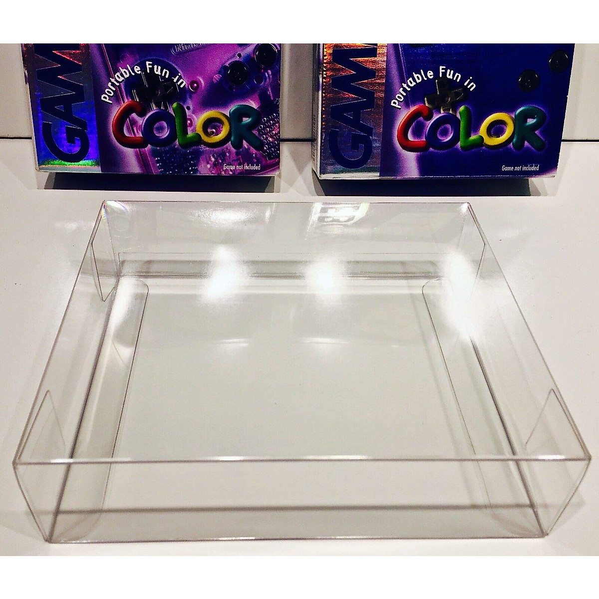 1 Pcs Box Protector For Game Boy Color Console Boxes NTSC SIZE Clear Case Nintendo