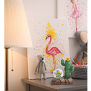 CoTa Global Cactus Snow Globe - Magical Rainbow Water Globe Figurine with Sparkling Glitter, Collectible Novelty Ornament for Home Decor, for Birthdays, Christmas, and Valentine - 45mm