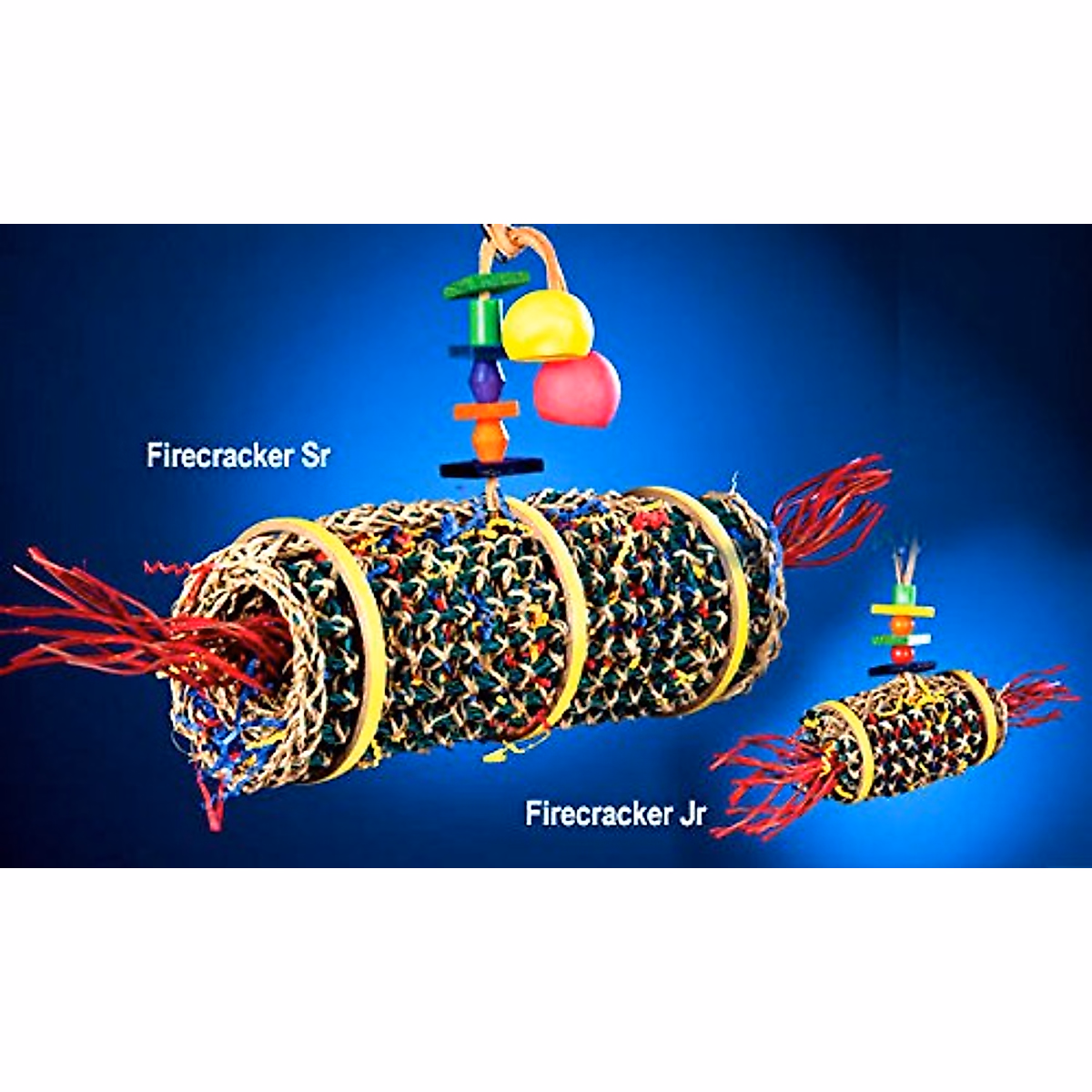 00687 Firecracker Jr. Bird Toy Parrot cage Toys Cages Foraging Cockatiel Conure