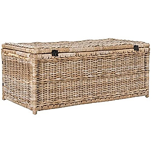 happimess Caden Storage Trunk, 46", Natural