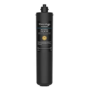 Waterdrop RF15 Replacement Filter Cartridge For 15UA/15UB/15UC Under Sink Water Filter, Reduces PFOA/PFOS, PFAS, Lead, Chlorine, Bad Taste & Odor, NSF/ANSI 42 Certified, 19K Gallons High Capacity