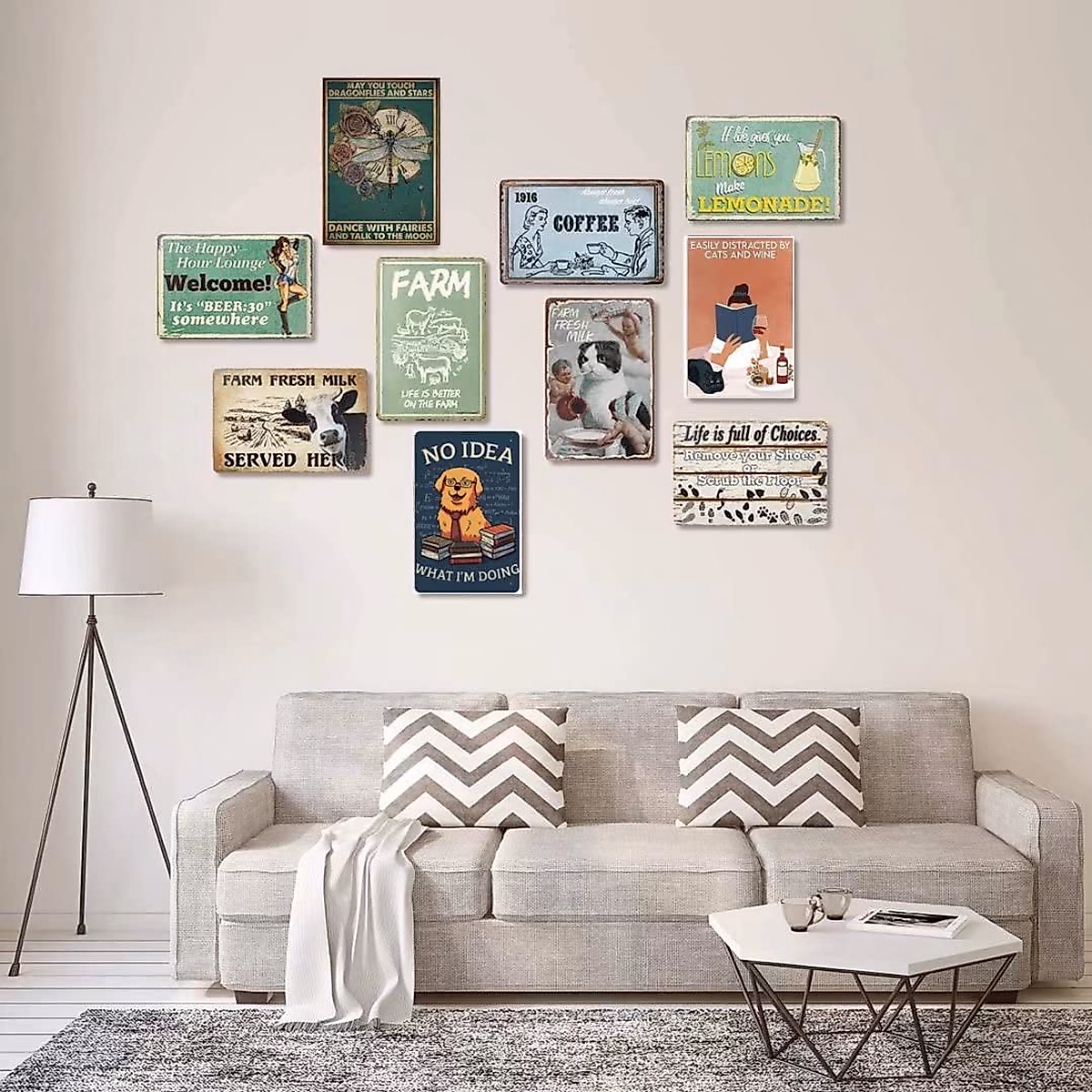 Newfoundland Dog Metal Sign Wash Your Paws Metal Tin Plaque Art Wall Metal Poster Decoration Bathroom Home Office Bar Garden Garage Cafe Men Cave Gift