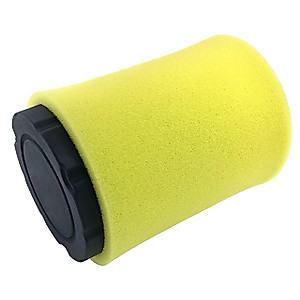 793569 Air filter for Briggs & Stratton 793685 John Deere GY21055 MIU11511 MIU11513 fit LA125 D110 D120 E110 Craftsman YT3000 Husqvarna YTH24V48 Mower Tractor, with Pre Filter Foam & Fuel Filter Kit