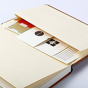 Grid Paper Notebook - Hardcover Classic Notebook with Pen Holder - Thick Premium Paper + Page Dividers Gifts 8.4 x 5.7 In