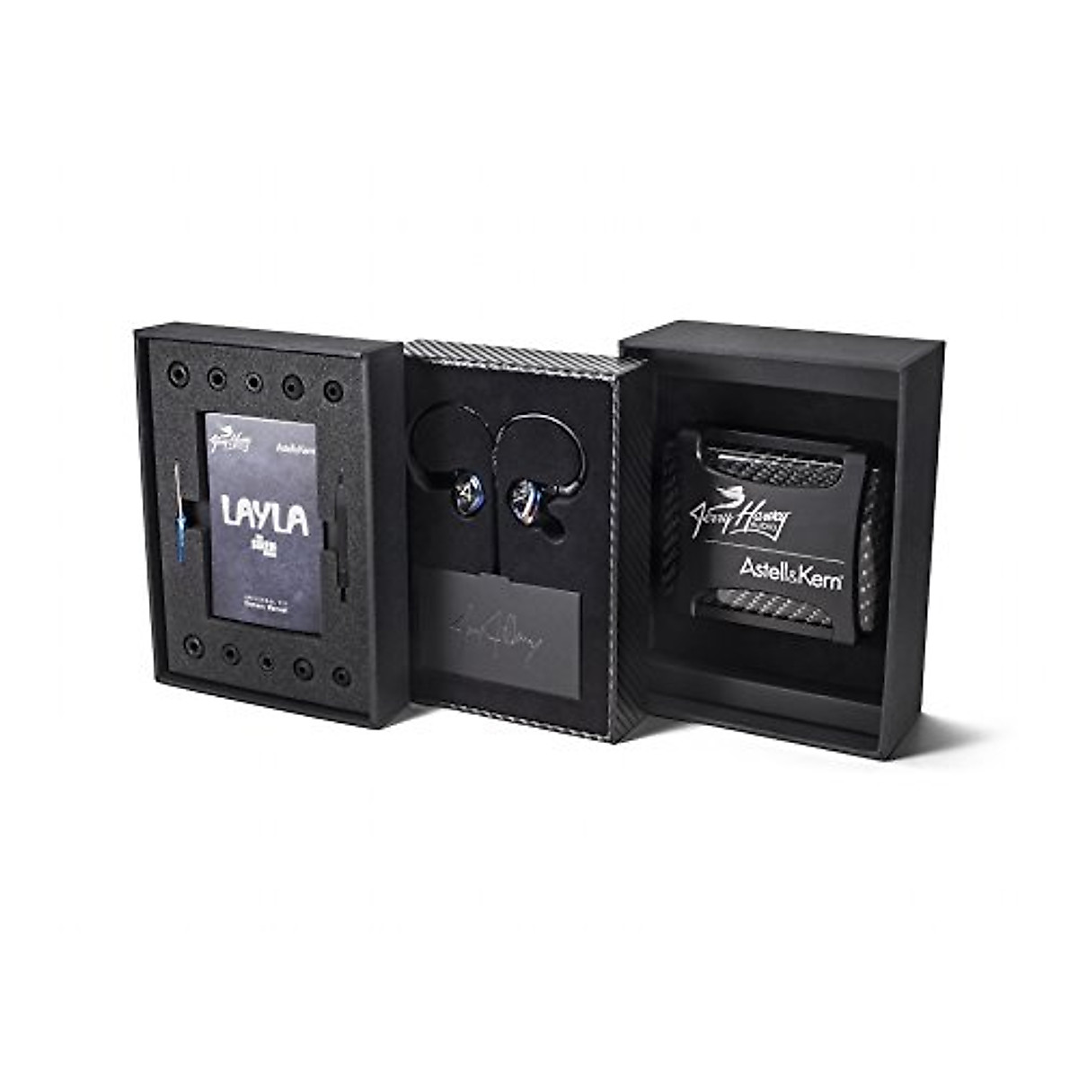 Astell&Kern Layla in-Ear Monitors by Jerry Harvey Audio - 12 Drivers per Channel, 4th Order Crossover, and Carbon Fiber Housing