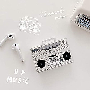 Case for AirPods 2nd/1st Generation 2019/2016, Suublg Silicone Cartoon Cute Case Protective Shockproof Covers for AirPods 1 and 2, with Keychain