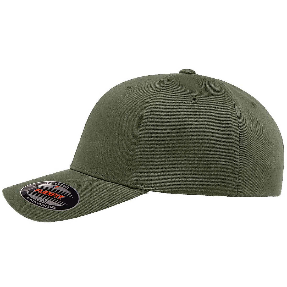1987-91 Ford Bronco Truck Outline Design Flexfit 6277 Athletic Baseball Fitted Hat Cap Olive L/XL