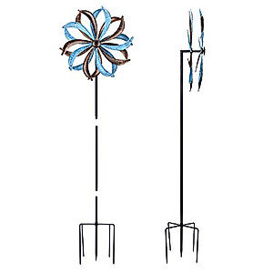 Wind Spinner, Premium Kinetic Wind Sculpture Metal Windmill for Outdoor Yard Patio Lawn & Garden