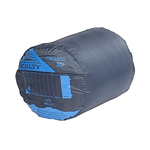 Kelty Callisto Kids 30 Degree Synthetic Insulated Sleeping Bag, Soft Shell, Stuff Sack Included for Boys and Girls