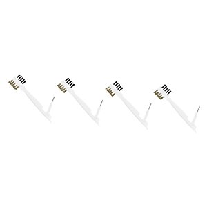 SOLUSTRE 4pcs Non-Slip Gas Stove Cleaning Brush Scraper Stiff Bristles for Tiles Windows Effortless Cleaning