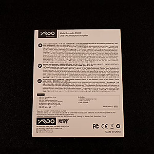 YMOO Portable Headphone Amp DAC, DSD512 and 768K/32Bit, 16Ω-600Ω/35mW/Hi-Res Hi-Fi Desktop DAC for PC Headphone Out/iPhone, 3.5mm/4.4 mm/Optical/Coaxial Output for Windows/Android/IOS/PS5/Home Audio