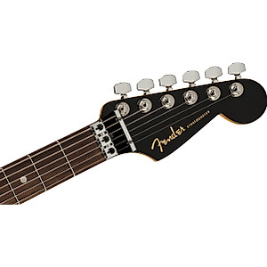 Fender American Ultra Luxe Stratocaster Floyd Rose HSS - Mystic Black with Rosewood Fingerboard