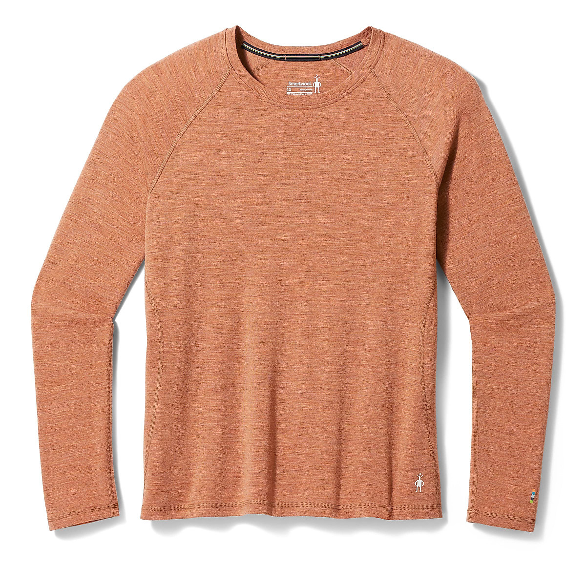 Smartwool Women's Plus Size Classic Thermal Merino Wool Base Layer Crew (Slim Fit), Copper Heather, 4X