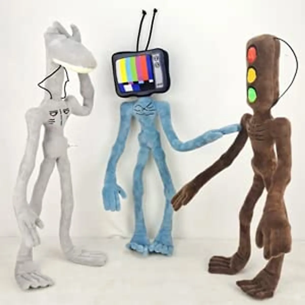 BoneKnight Siren Head Plush Limbs Movable Plush Toy ，Gifts for Men, Women and Children, Plush Toys, Movie Characters.… (3PCS)