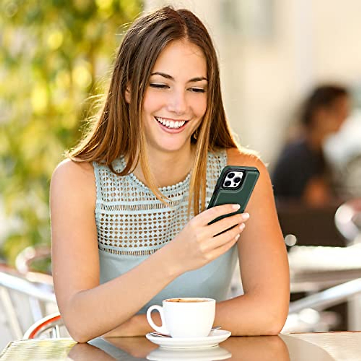 Delidigi Compatible with iPhone 13 Pro Max Case Wallet with Card Holder, Flip PU Leather Built-in Card Slots, Kickstand and Shockproof Case for iPhone 13 Pro Max 6.7 inch Women Men (Alpine Green)