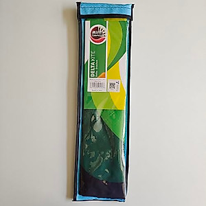 Mint's Colorful Life Delta Kite for Kids & Adults, Extremely Easy to Fly Kites with 2 Ribbons and 300ft String, Best for Beginner