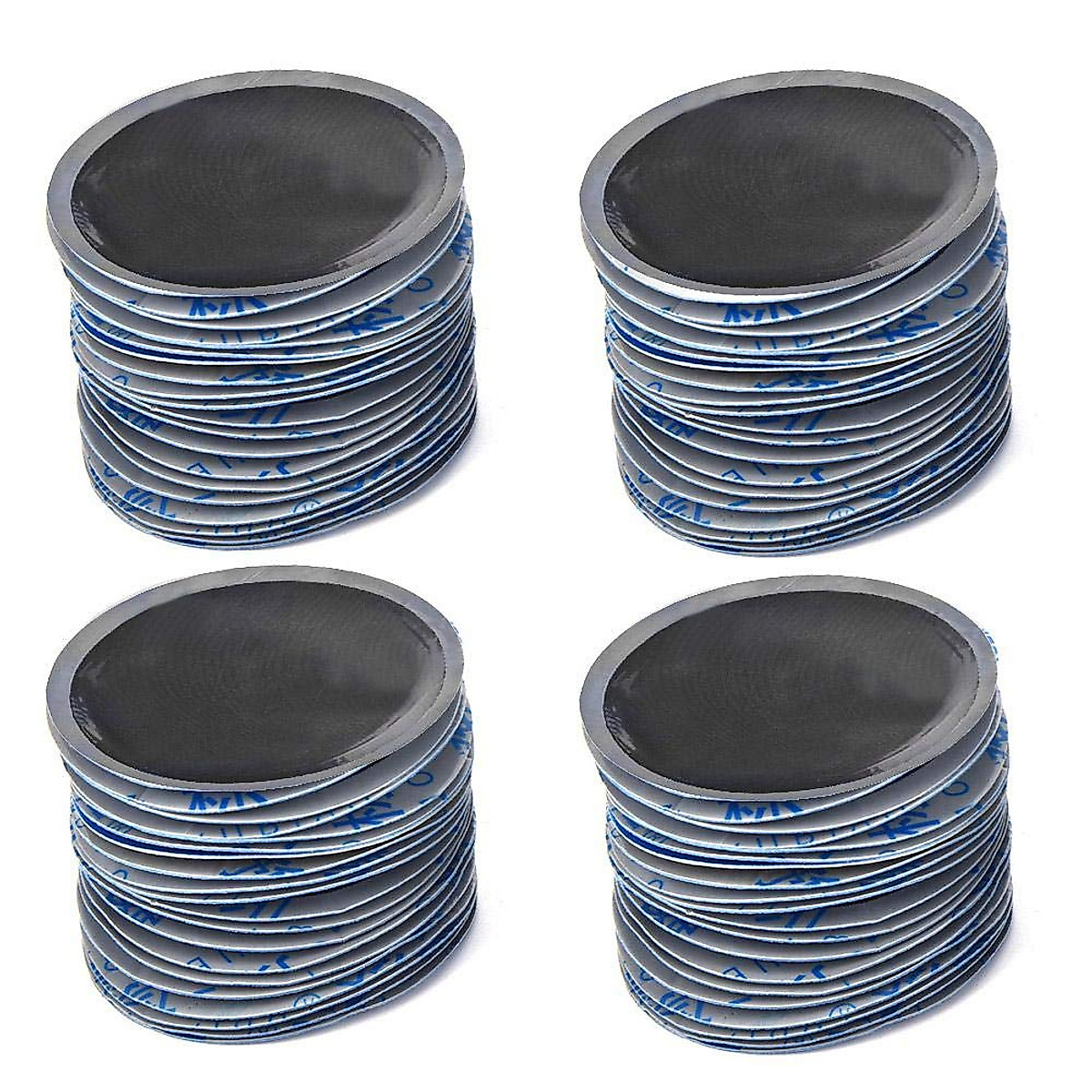 Tire Repair Patch, 80Pcs/Box 58mm Car Round Rubber Tire Tyre Puncture Repair Patch Fast Repair Cold Patch Tubeless Patches