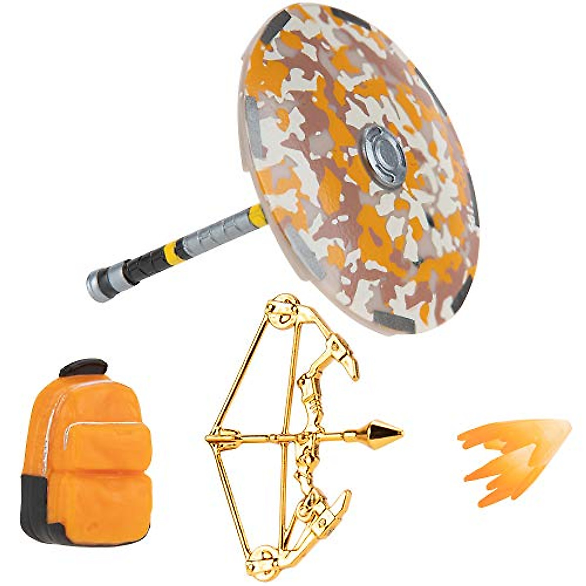 FORTNITE Cyclo Solo Mode Core Figure and 2 Mythic Goldfish Collectibles - 4 Inch Collectible Action Figure, Plus Accessories