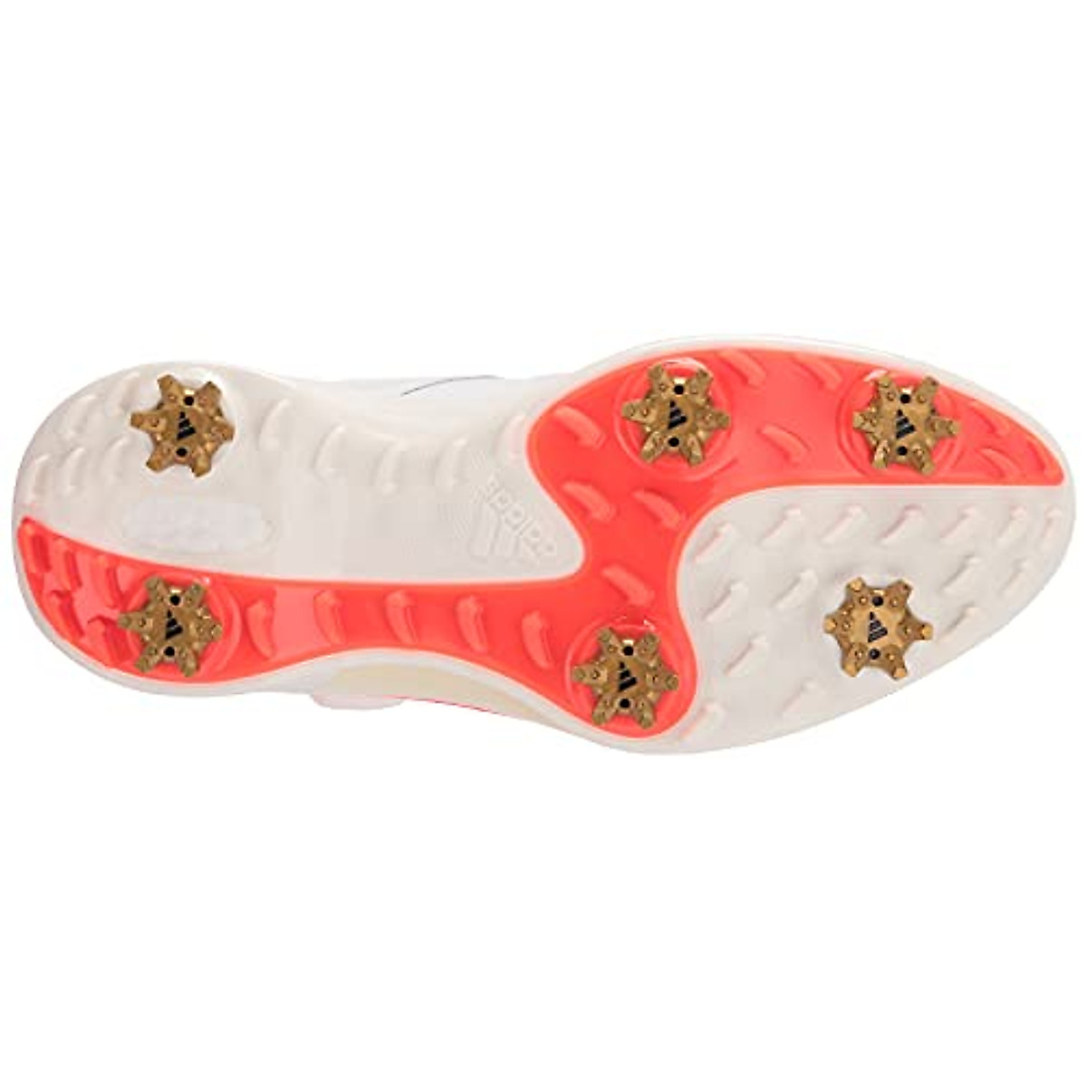 adidas Women's ZG21 BOA Golf Shoes, Footwear White/Core Black/Solar Red, 11