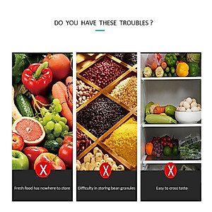 ZOHOJOV14 Food Storage Bags,BPA FREE Freezer Bags,reusable zip lock bags,Extra Thick Leak-proof Silicone Bags,for Marinate Meats, grains,sandwiches, family organizations, travel items（5 colors，4 sizes