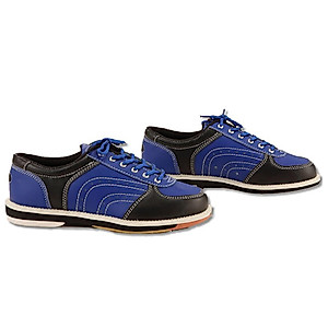 Mens Womens Bowling Shoes PU Leather Wear-Resistant Breathable Lightweight Bowls Shoes Bowling Trainers Comfortable Non-Slip Professional Indoor Bowling Shoes ( Color : Pink , Size : 7 Women/5.5 Men )