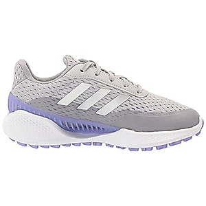 adidas Women's SUMMERVENT Spikeless Golf Shoes, Grey Two/Silver Metallic/Light Purple, 8