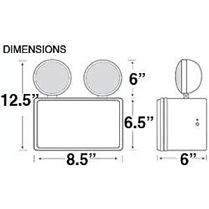 The Lighting Source LED Weatherproof Emergency Light