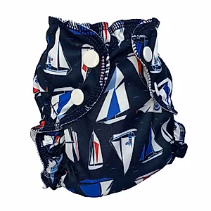 Applecheeks Washable Swim Diaper (Smooth Sailing, Size 1)