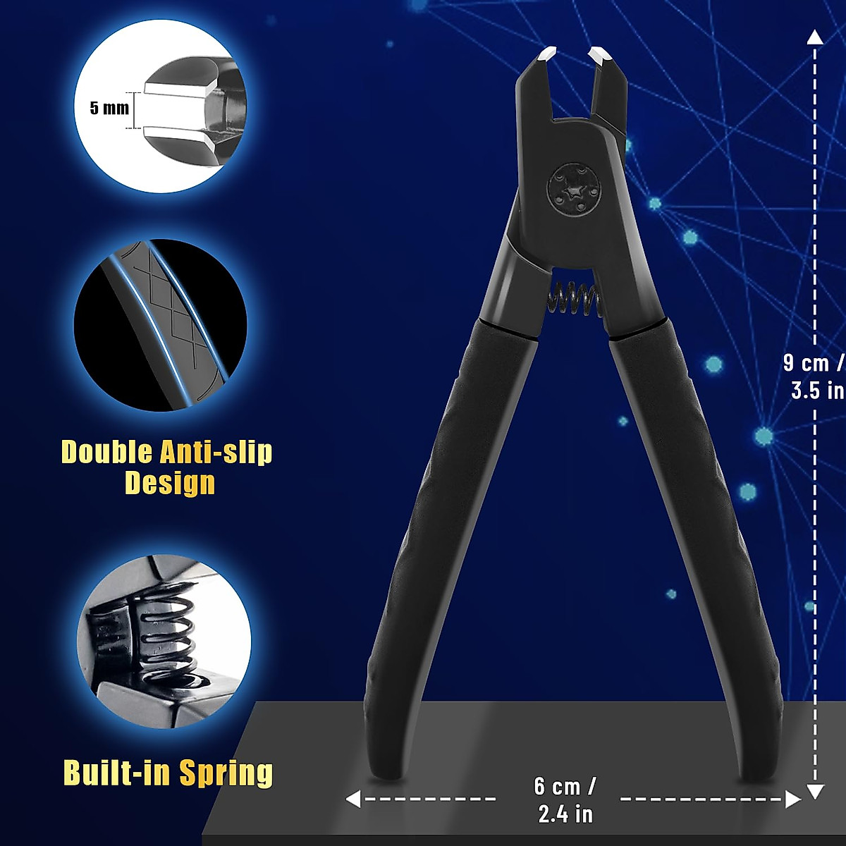 Nail Clippers for Thick Nails, Professional Nail Clippers for Men, Women and Seniors, Ultra Sharp Nail Clipper for Toenails Anti Slip Nail Clipper Set Long Handle Stainless Steel Large Nail Clippers