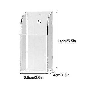 Air Acrylic Remote Holder Mount Control TV Conditioner Organizer Wall TV Housekeeping & Organizers Clothes Storage Bags with Zipper