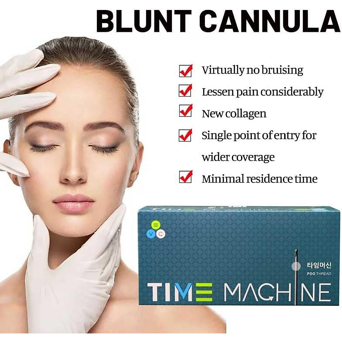 Blunt Cannula Face And Body Blunt Tip Micro Cannula Needl,20pcs (23G 50mm)