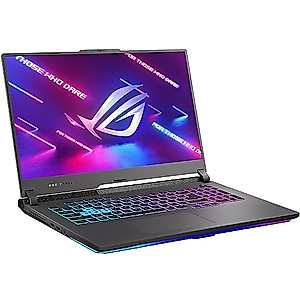 ASUS ROG Strix G17 G713 Gaming Laptop | 17.3" WQHD IPS 240Hz | AMD 12-Core Ryzen 9 7845HX >i9-12900H | 32GB DDR5 1TB+1TB SSD | GeForce RTX 4060 8GB | USB-C RGB Backlit Win11 Black + 32GB MicroSD Card