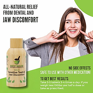 BestMade Natural Products Toothache & Nerve Support in Jaw | Helps Ease Tooth Sensitivity and Oral Discomfort Following Dental Work | Bio23 | Pellets