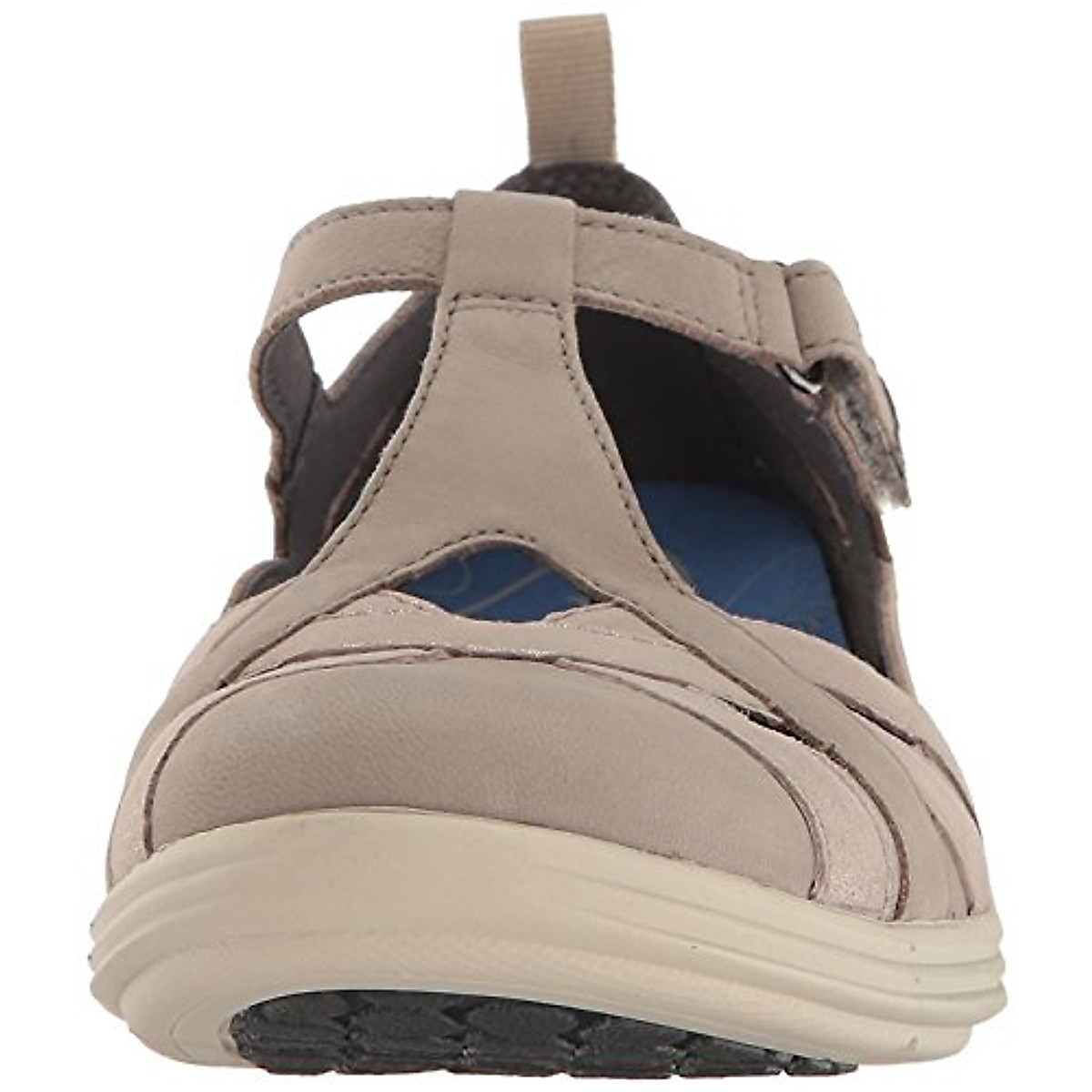 Aravon Women's Beaumont Fisherman Sandal, Stone, 7.5 Narrow