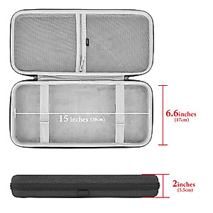 Geekria Tenkeyless Keyboard Case, Hard Shell Travel Carrying Bag for TKL 80% Compact 87 Key Computer Mechanical Gaming Keyboard, Compatible with Logitech G915 TKL, G PRO Keyboard, G PRO X TKL