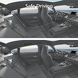 BABYMUST Baby Car Camera, 1080P Baby Car Mirror with Night Vision Function, 4.4”HD Wide Car Seat Mirror Camera to Observe Baby's Every Movement While Driving,Baby Car Monitor with 360°Fixable Camera