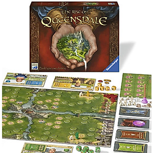 Ravensburger The Rise of Queensdale for Ages 12 & Up - Legacy Strategy Board Game, Brown