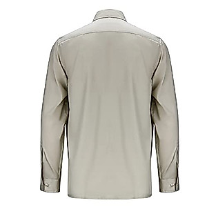 NIHONCOS Mens Shirt Jones Jr. Shirt Raiders Safari Costume Dr. Henry Tops with Pockets Halloween Cosplay Hiking Outfit (XX-Large)