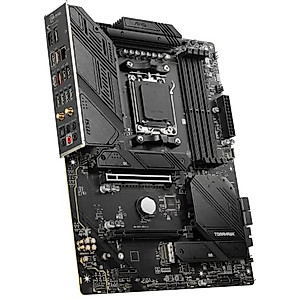 MSI MAG B650 Tomahawk WiFi Gaming Motherboard (AMD AM5, ATX, DDR5, PCIe 4.0, M.2, SATA 6Gb/s, USB 3.2 Gen 2, HDMI/DP, Wi-Fi 6E, AMD Ryzen 7000 Series Desktop Processors)