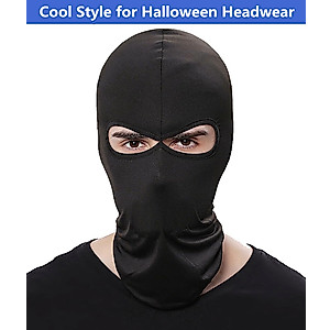 bodbop Balaclava Ski Face Mask Windproof Full Head Mask Sun UV Protection Face Cover for Men Women Outdoor Sports Cycling (Black)