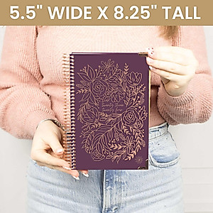 HARDCOVER bloom daily planners 2023-2024 Academic Year Day Planner (July 2023 - July 2024) - Passion/Goal Organizer - Monthly & Weekly Inspirational Agenda Book - 5.5" x 8.25" - Gold Bees