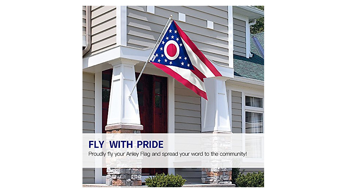 ANLEY Ohio State Flag - 3x5 ft, Fade Proof & Durable