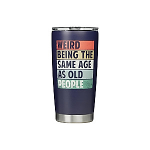 FROOBLEQUIRK 40 Years Old 20 Oz Tumbler – 40th Birthday Gift for Men, Women, Mom, Dad, Wife, Husband, Brother, Uncle, Funny 40-Year-Old Gift & Birthday Decoration