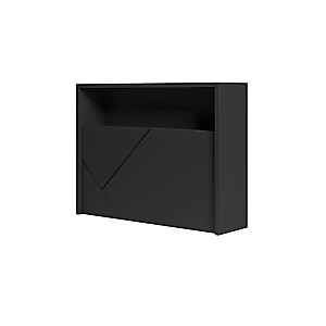 Nexera 352406 Slim Secretary Desk, Black