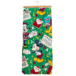 Northwest Mickey Mouse Silk Touch Throw Blanket, 50" x 70", Dear Santa
