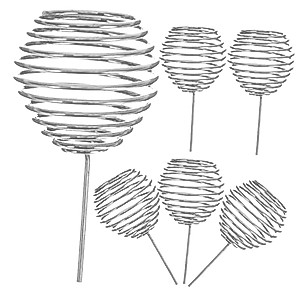 Yardwe 10pcs Tiny Pots Bonsai Fertilizers Succulent Steel Baskets Mesh Stainless Plant Holder Tool Gardening Fertilization Cups Accessories Potted for Nursery Orchid Manure Flowers
